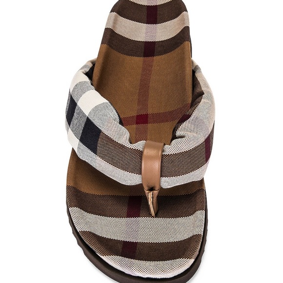 Burberry | Shoes | Burberry Signature Birch Brown Beige Check Sexy ...